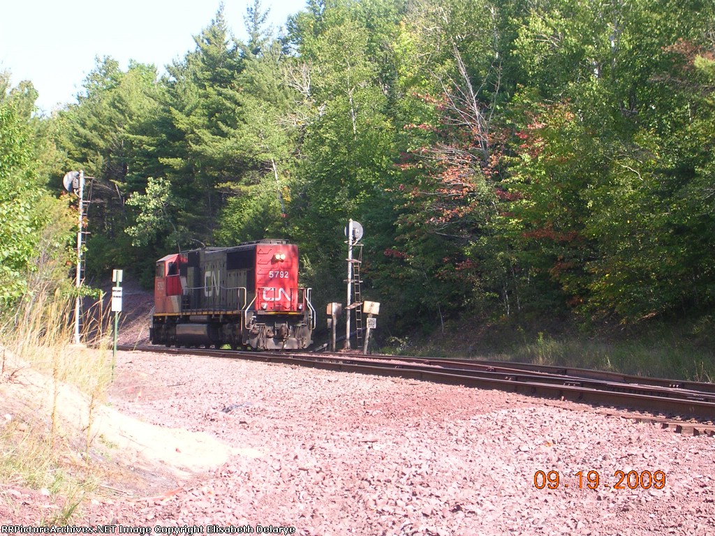 CN Leaveing Eagle Mills Jct
